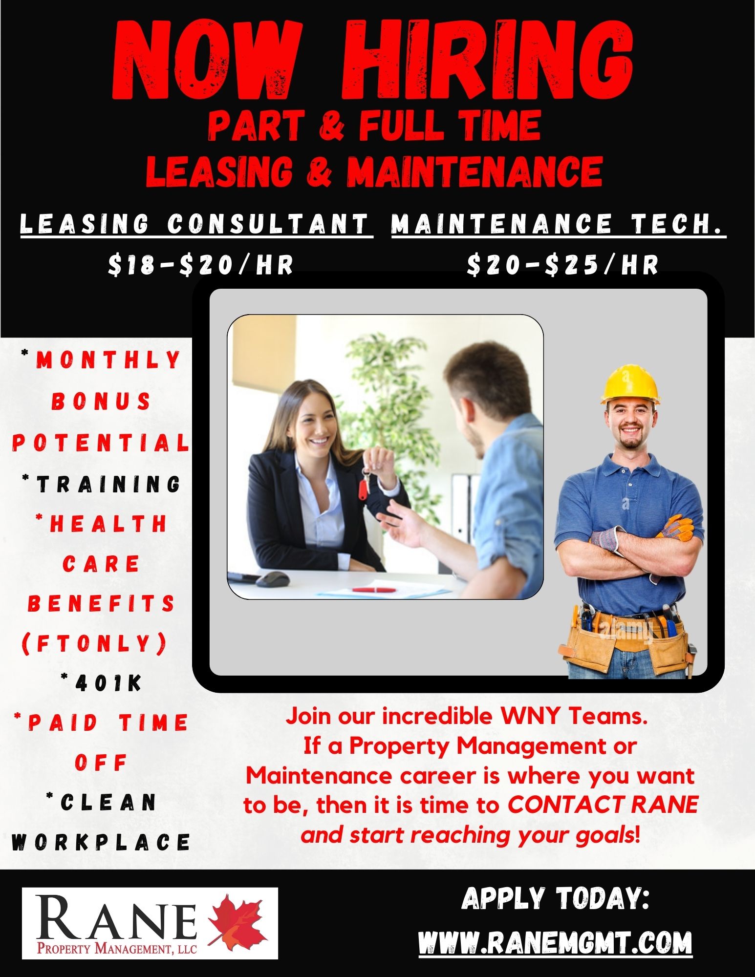 Property Management Job in Bowmansville, NY | RANE Property Management LLC